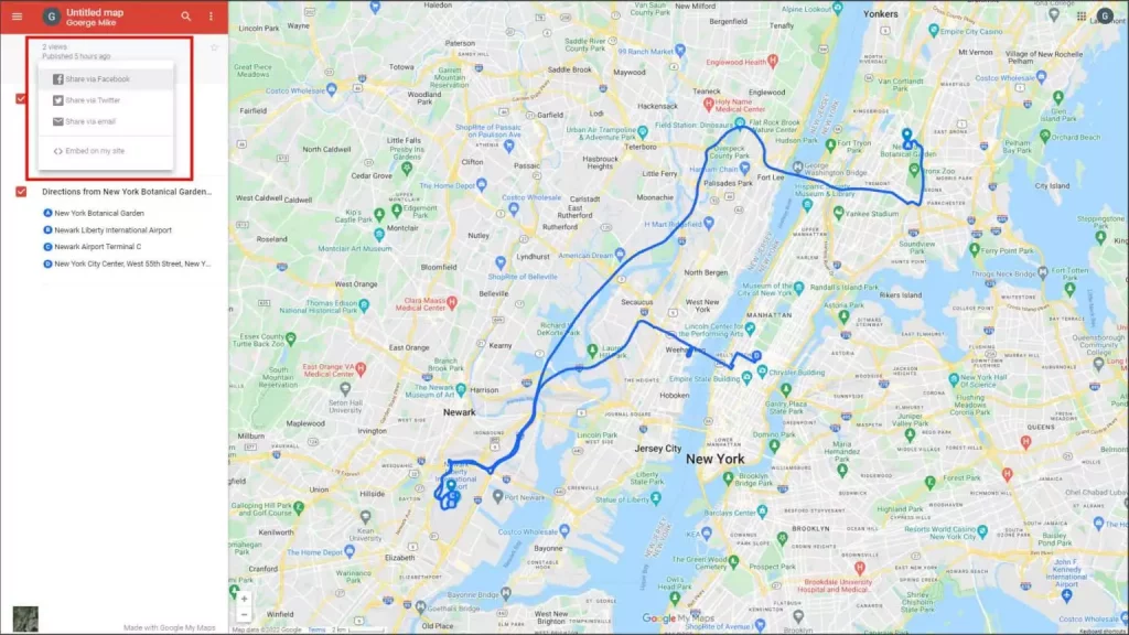 How To Create A Route On Google Maps For Desktop Mobile 