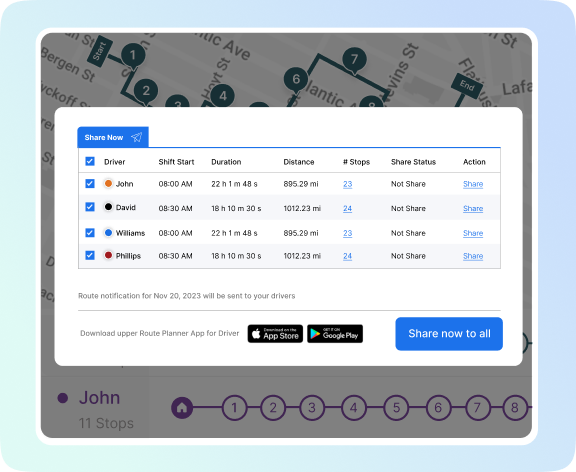 Grocery Delivery Route Planning and Optimization software | Upper