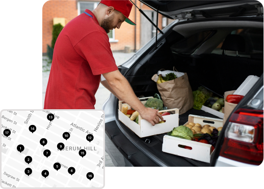 Grocery Delivery Route Planning and Optimization software | Upper
