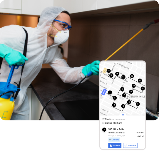 Pest Control Route Planning and Optimization Software - Upper