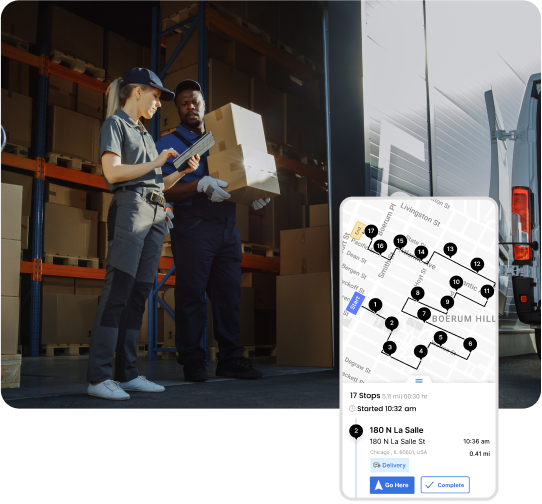 Logistics and Transportation Route Planning Software - Upper