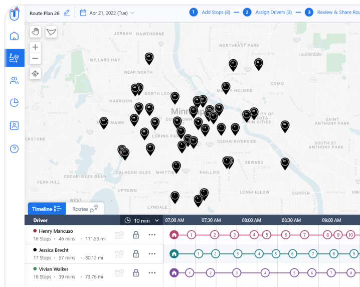 Route Planning, Scheduling, and Route Optimization Software