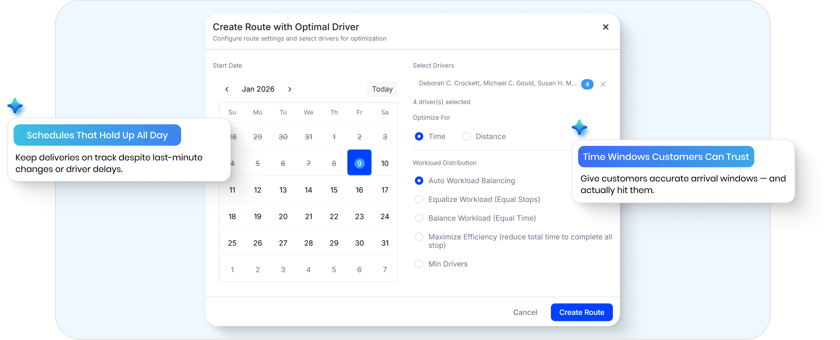 All-In-One Multi-Driver Route Scheduling Software | Upper