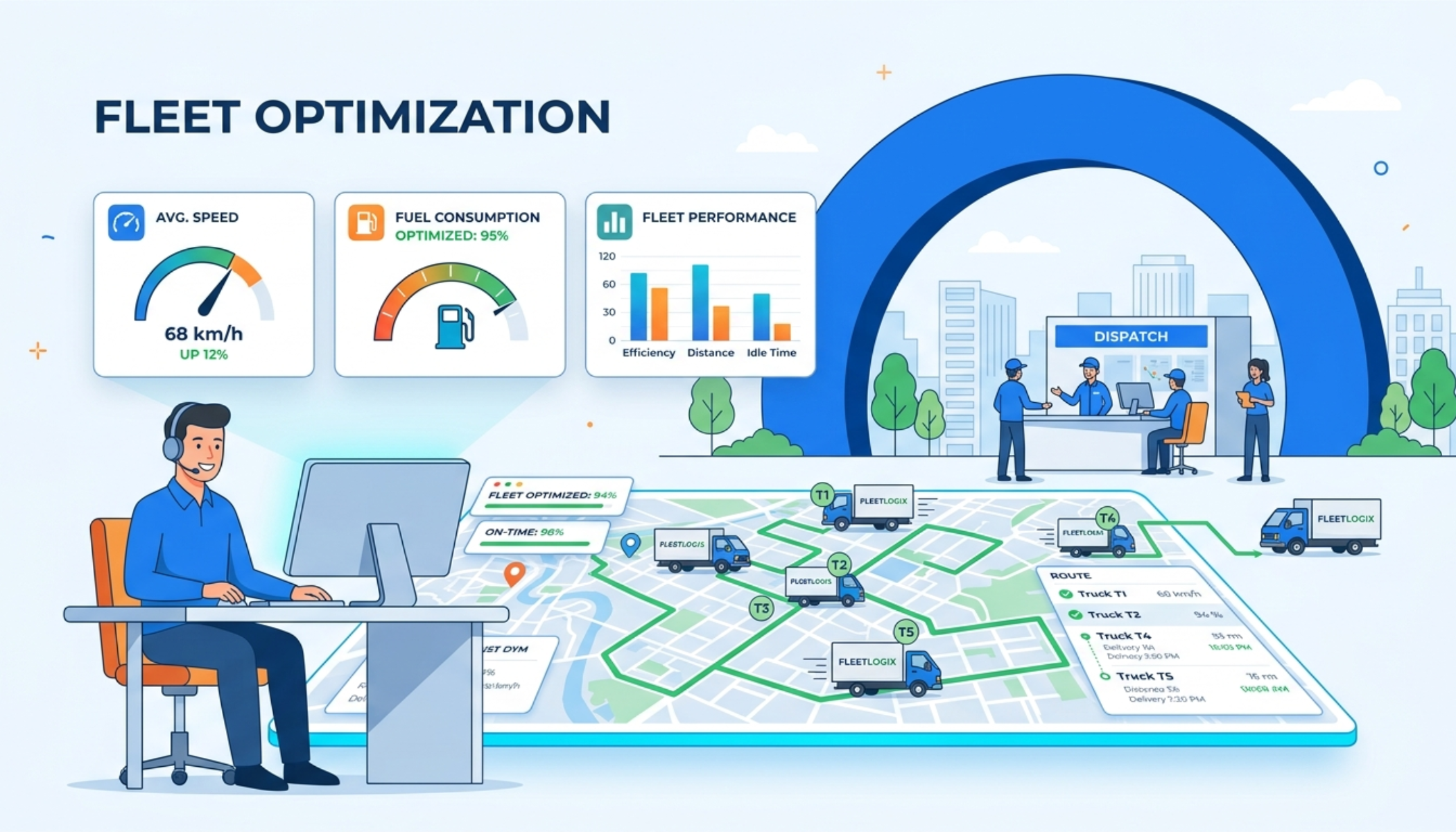 Fleet Dispatching: What It Is, How It Works, and Best Practices
